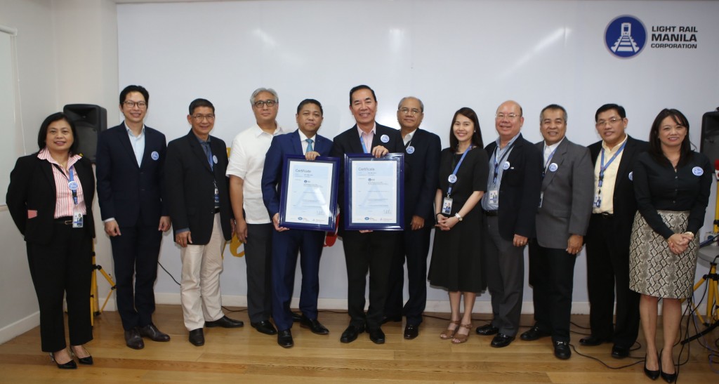 LRMC achieves ISO 9001 and 14001 certifications – Light Rail Manila ...